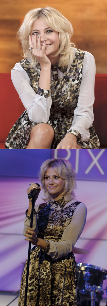 Pixie Lott in Stephen Einhorn Lioness Ring & Love Ring