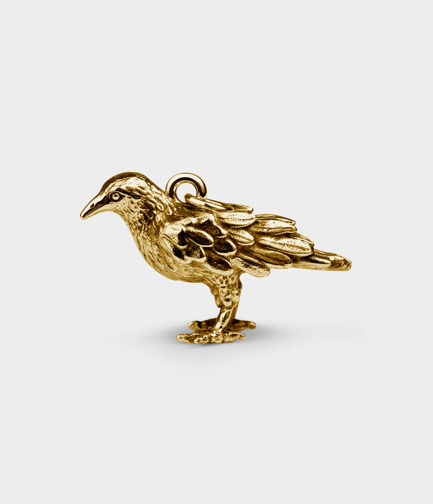 Small Crow Charm | Stephen Einhorn Jewellery London